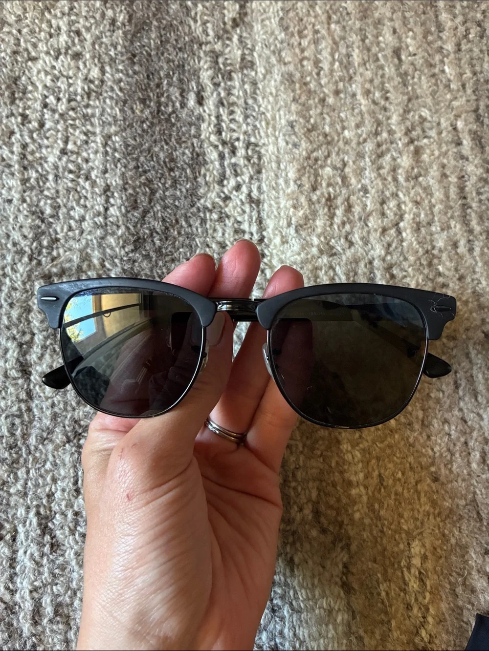 Ray-Ban | Accessories | Rayban Metal Club Masters Sunglasses | Poshmark